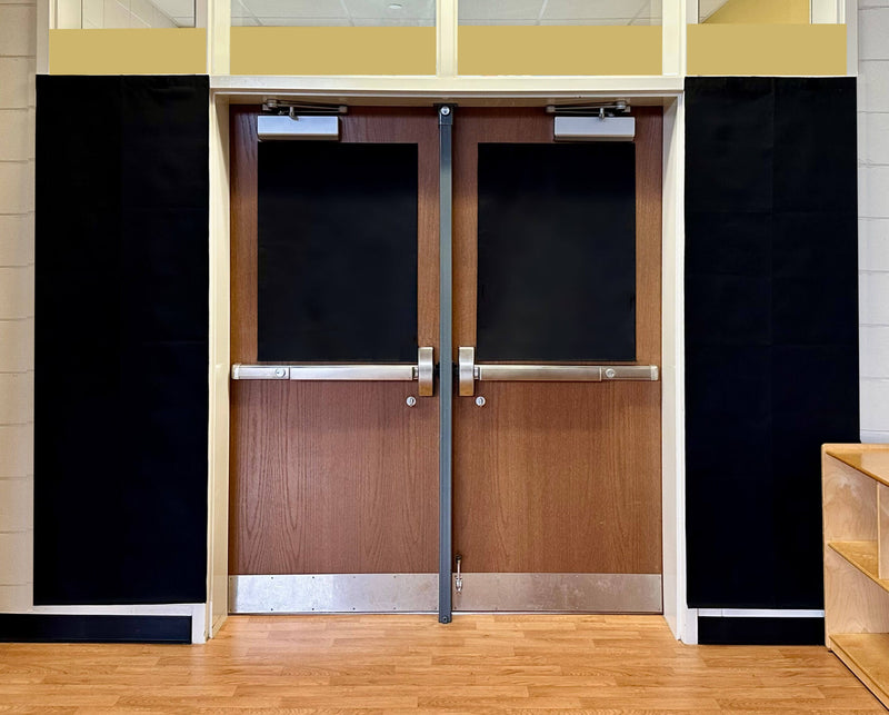 Hideaway Helper Lockdown Shades | Classroom Door Coverings